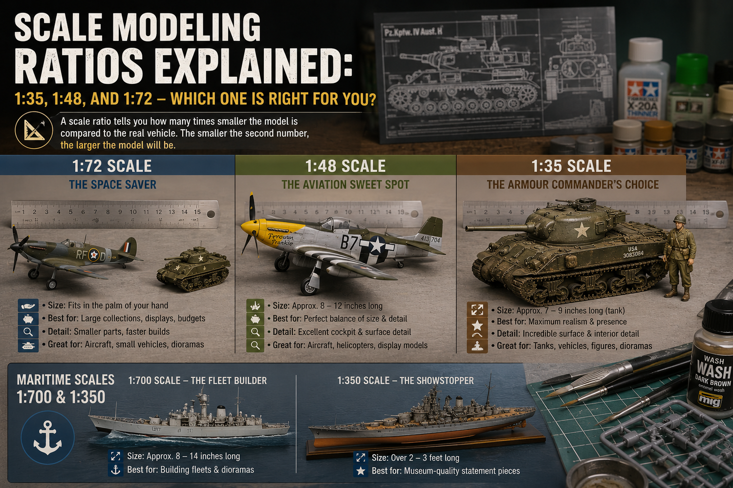 Scale Modelling Ratios Explained: Which One is Right for You?